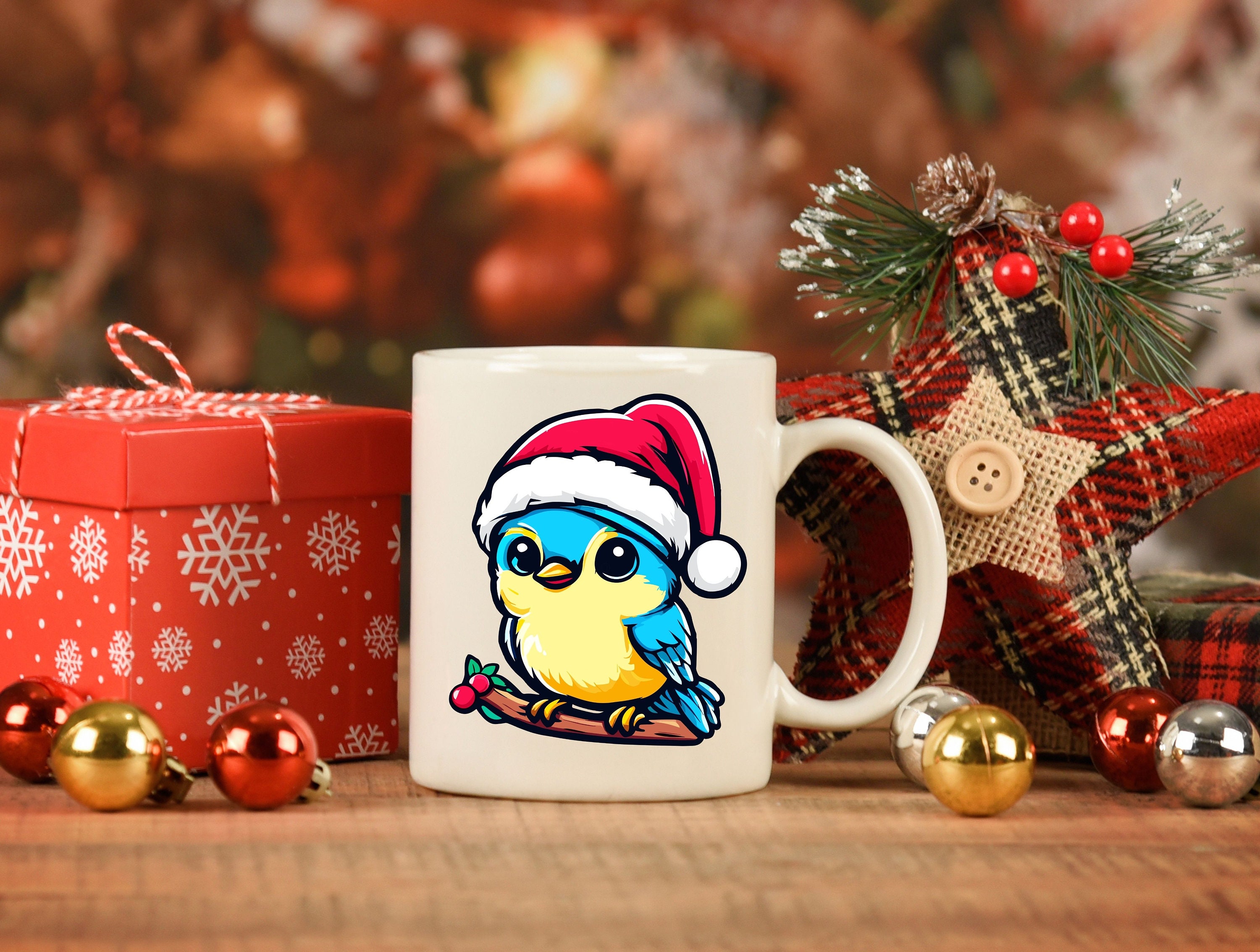 Jay Birds SVG PNG, Blue Jays Svg, Christmas Jay Birds Svg, Happy ...