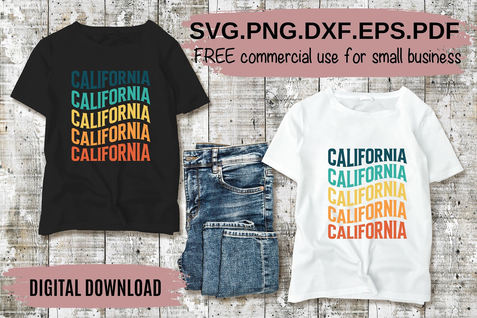 California SVG PNG, Love California Svg, Usa State Svg, Wavy Text Svg ...