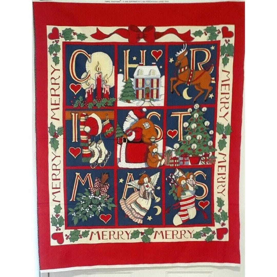 Vintage Susan Winget Christmas Quilt Project 1993 Merry Design - Etsy