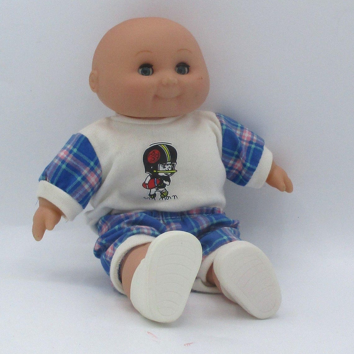 1980s Jesbi Cabbage Patch Style Doll With Blue Plaid Outfitwhite Shoes ...