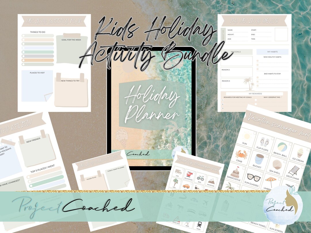 Kids Holiday Activity Bundle - Etsy