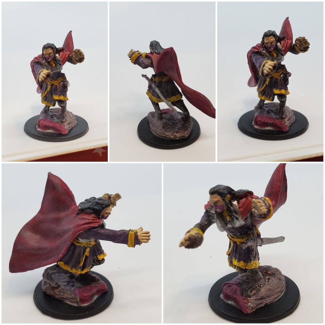 Hand Painted Male Vampire Dnd Miniature Figure - Etsy