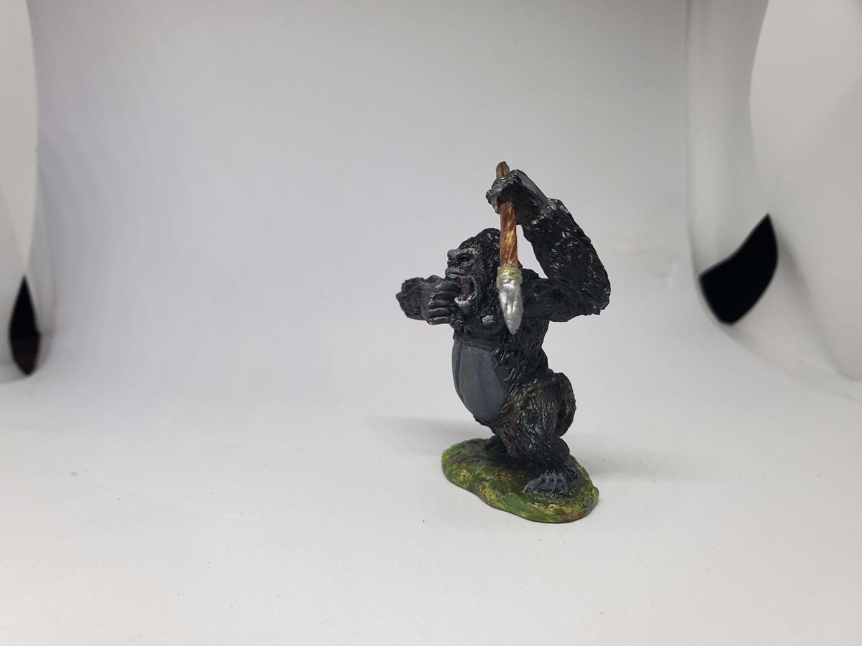 Hand Painted King Kong Monkey Gorilla Miniature Figure Dnd - Etsy