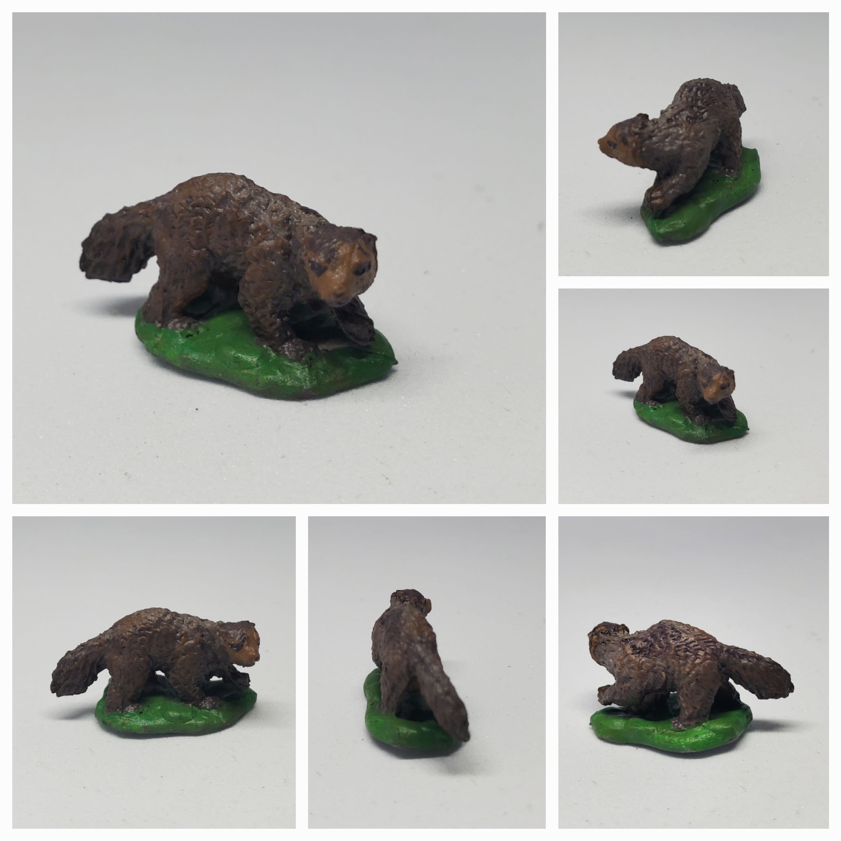 Hand Painted Dnd Beaver Miniature Figure - Etsy