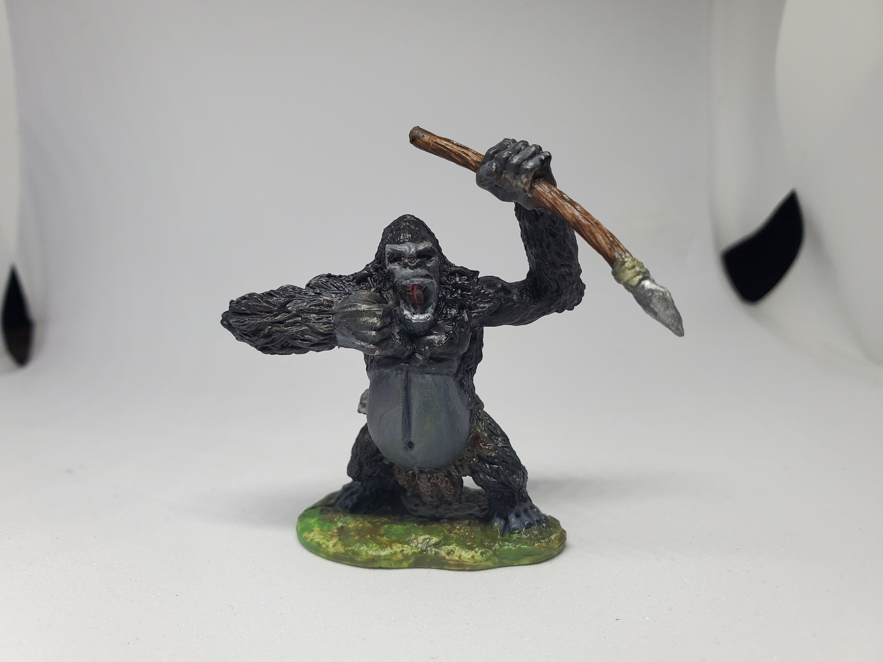 Hand Painted King Kong Monkey Gorilla Miniature Figure Dnd - Etsy