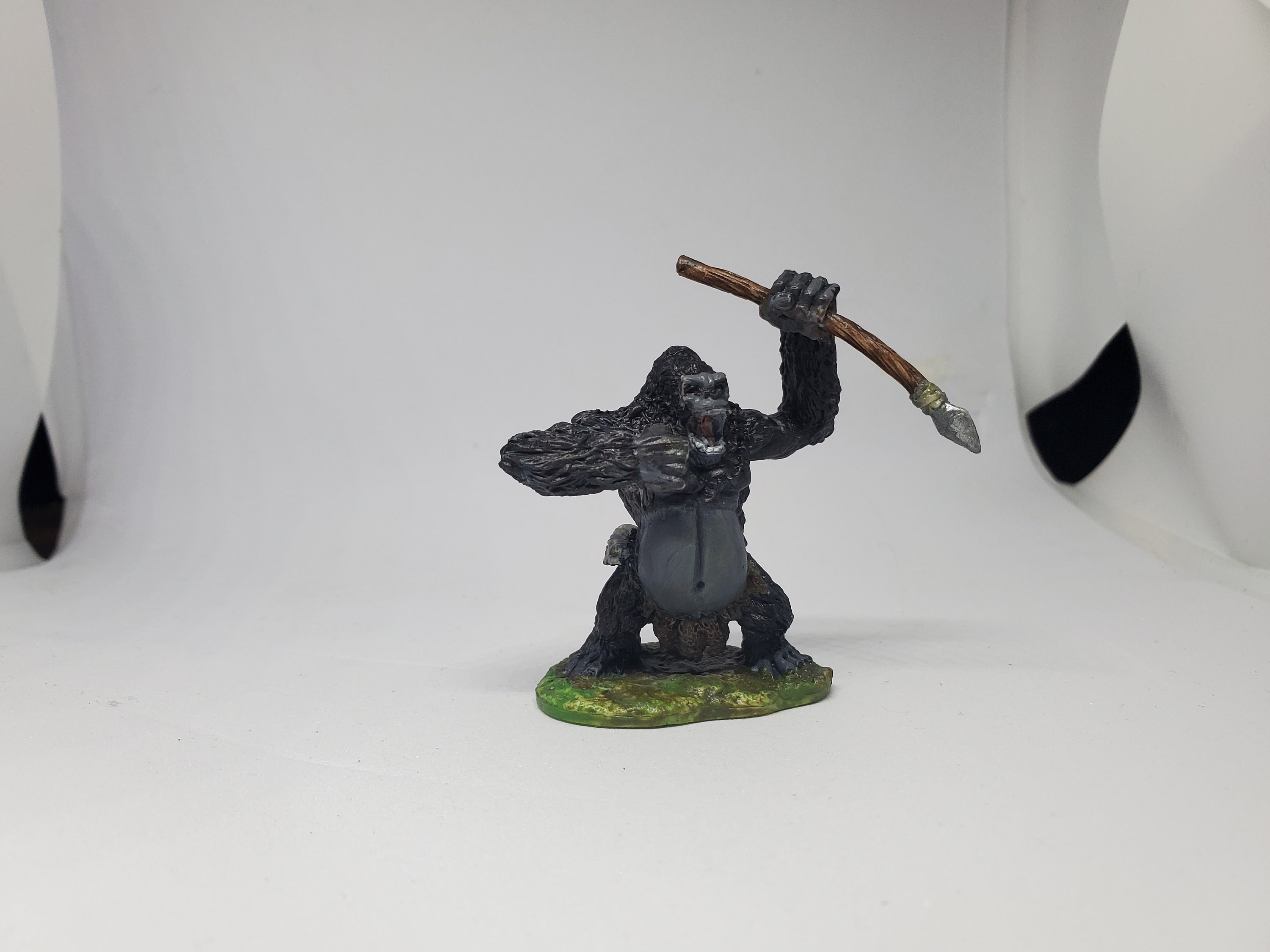 Hand Painted King Kong Monkey Gorilla Miniature Figure Dnd - Etsy