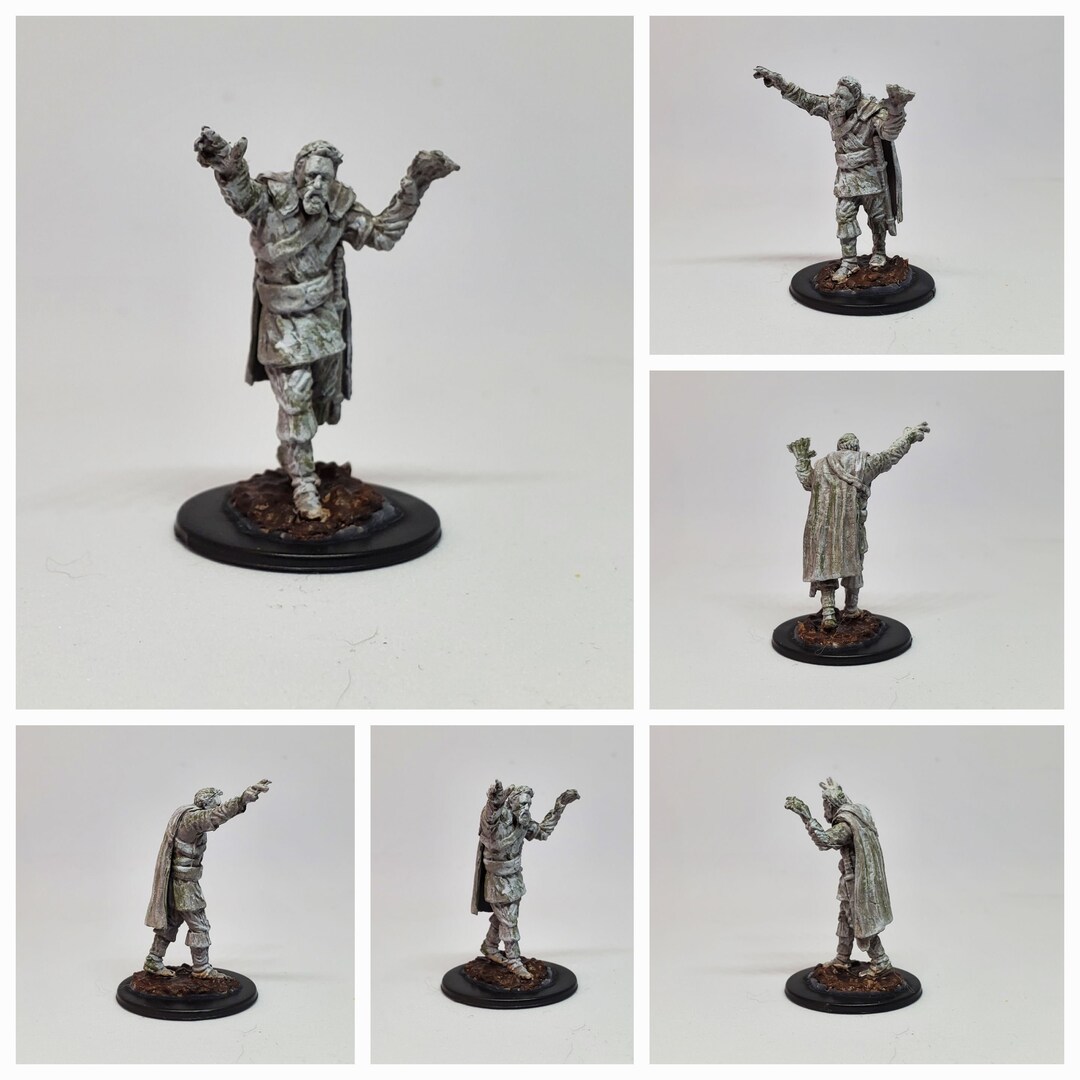 Hand Painted Dnd Stone Cursed Miniature - Etsy