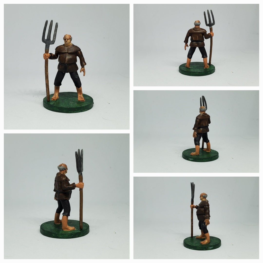 Hand Painted Dnd Farmer - Etsy