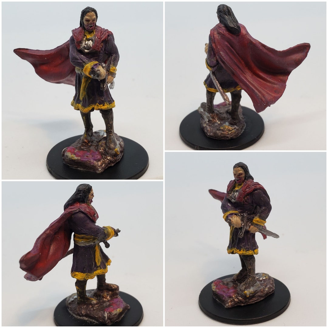 Hand Painted Male Vampire Dnd Miniature Figure - Etsy