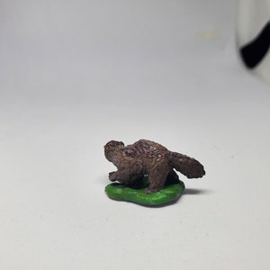 Hand Painted Dnd Beaver Miniature Figure - Etsy