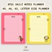 BT21 Notes Daily Planner, BTS Stationary, BTS Planner Bundle, Printable ...