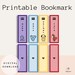 BT21 Bookmarks, BTS Bookmark Bundle, Printable Bts Bookmarks, Digital ...