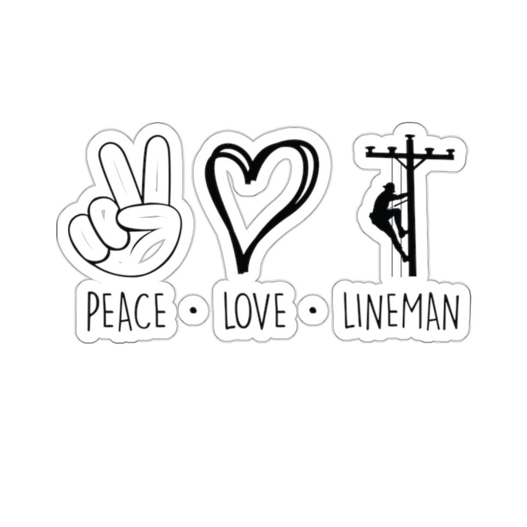 Lineman Lighting Stickers, Power Bolt Decals, Gift for Future Lineman ...