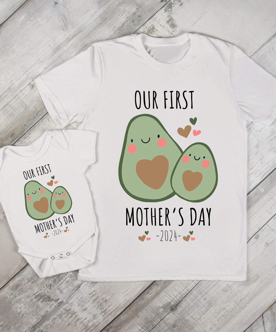 First Mother's Day Shirt: Matching Mommy & Baby Avocado Outfit - Etsy