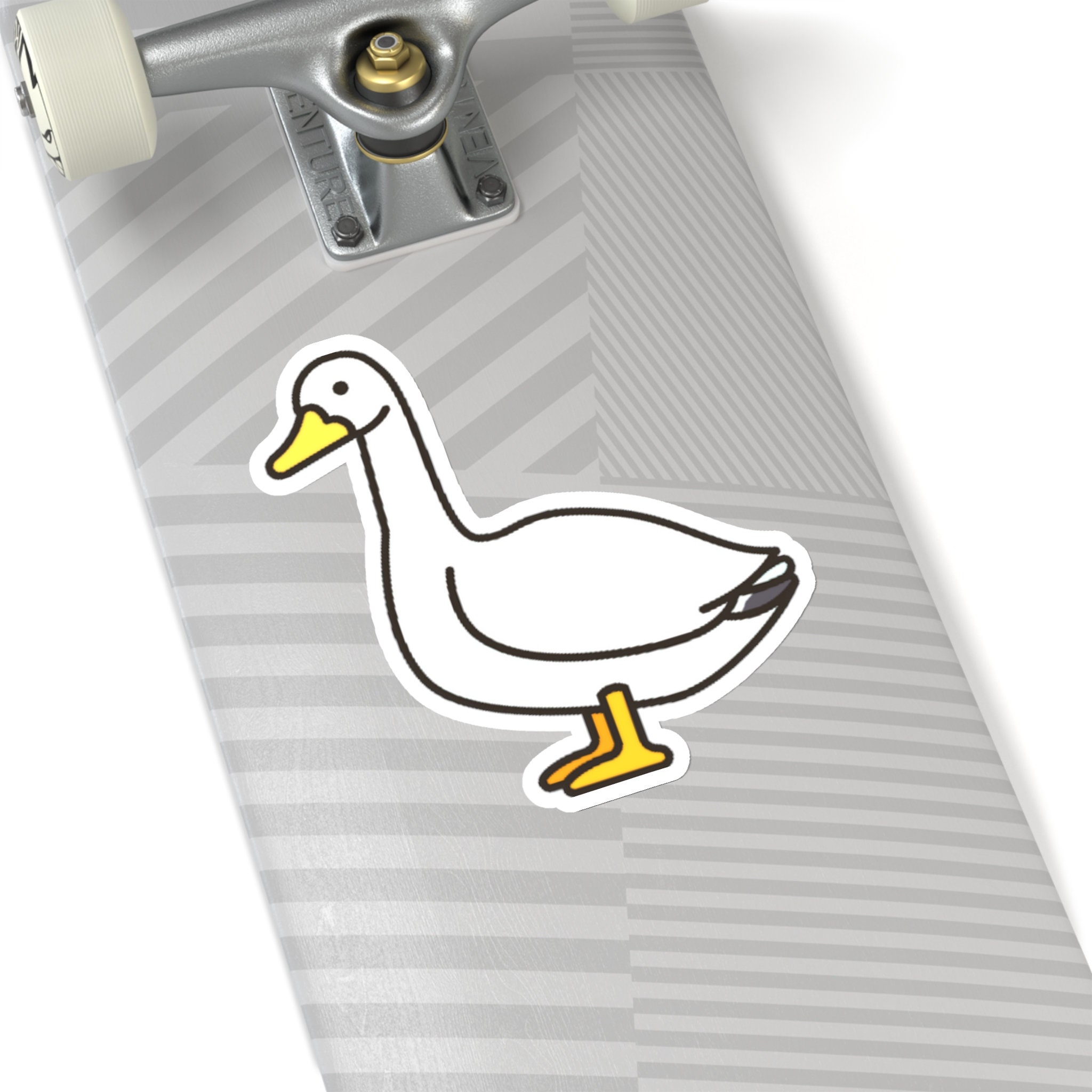 Silly Goose Vinyl Sticker Funny Goose Stickers Waterproof - Etsy