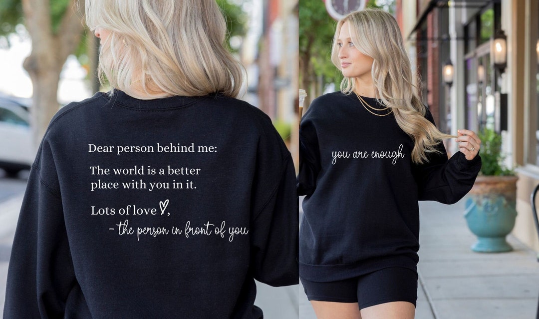 Positive Affirmation Sweater, Inspirational Sweatshirt for Women, Gift ...