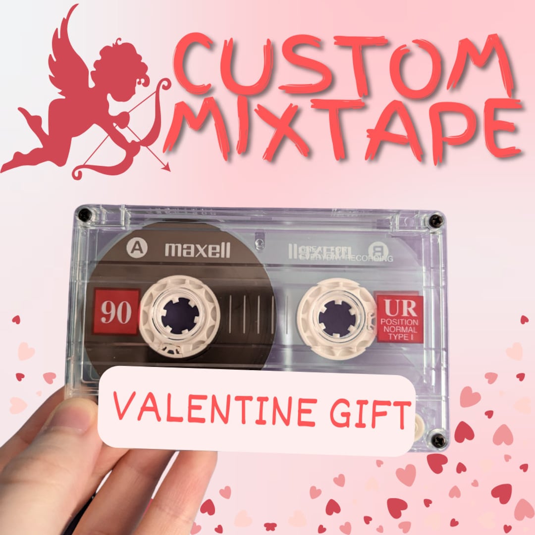 Custom Cassette Mixtape Valentine's Day Gift 45 or 90 Minutes Perfect ...