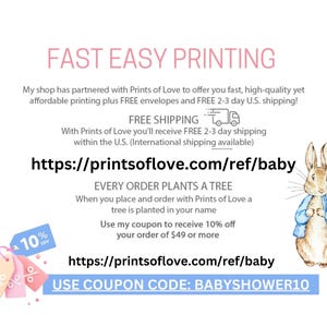 Guess How Many Baby Shower Game | Rabbit Baby Shower Idea | Peter ...