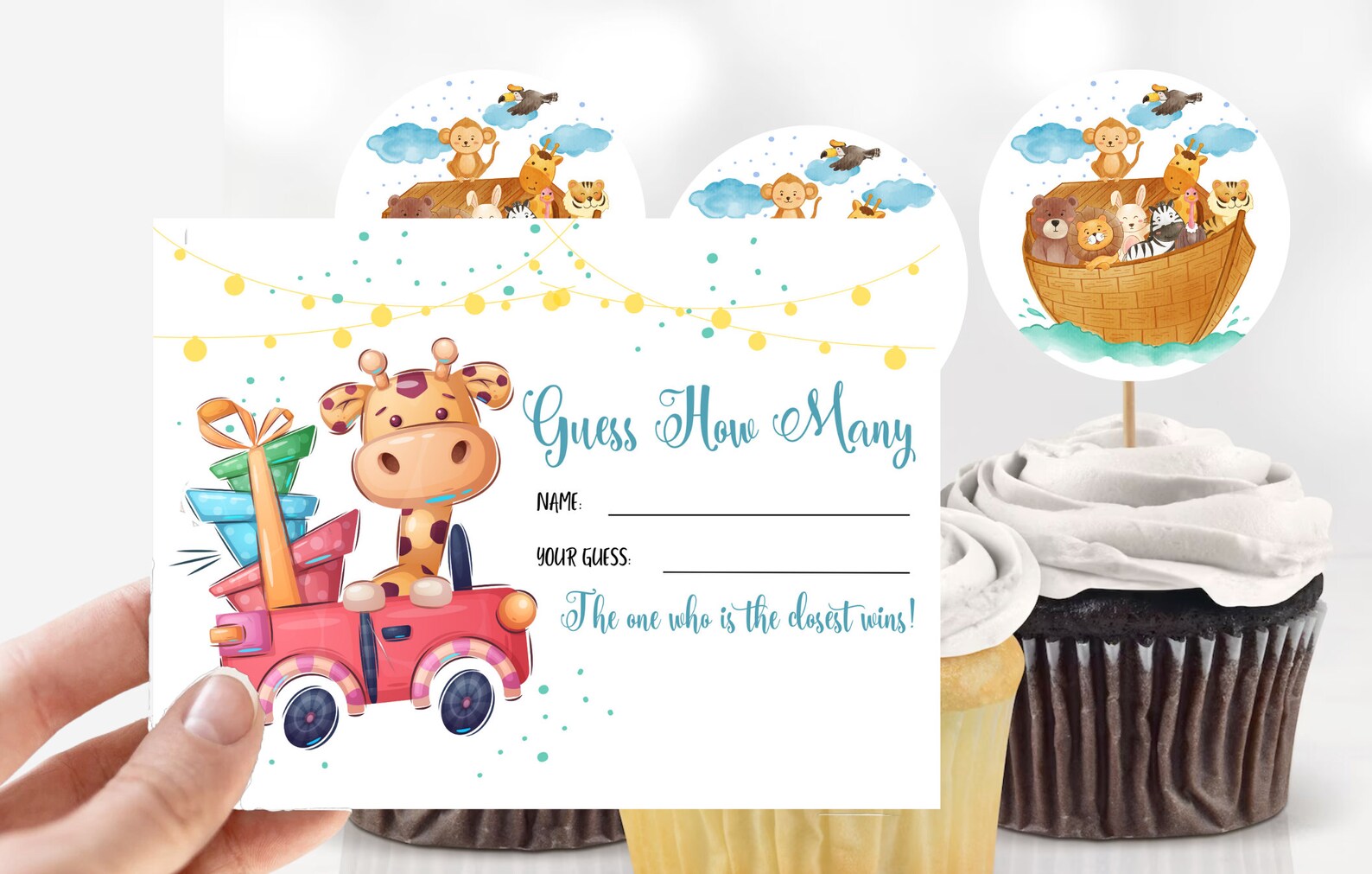 Guess How Many Baby Shower Game | Baby Girl Baby Shower Idea | Baby ...