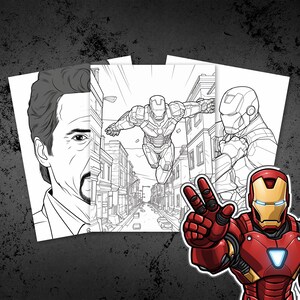 The Avengers: 60+ Superhero MCU Coloring Pages / Spiderman / Ironman ...