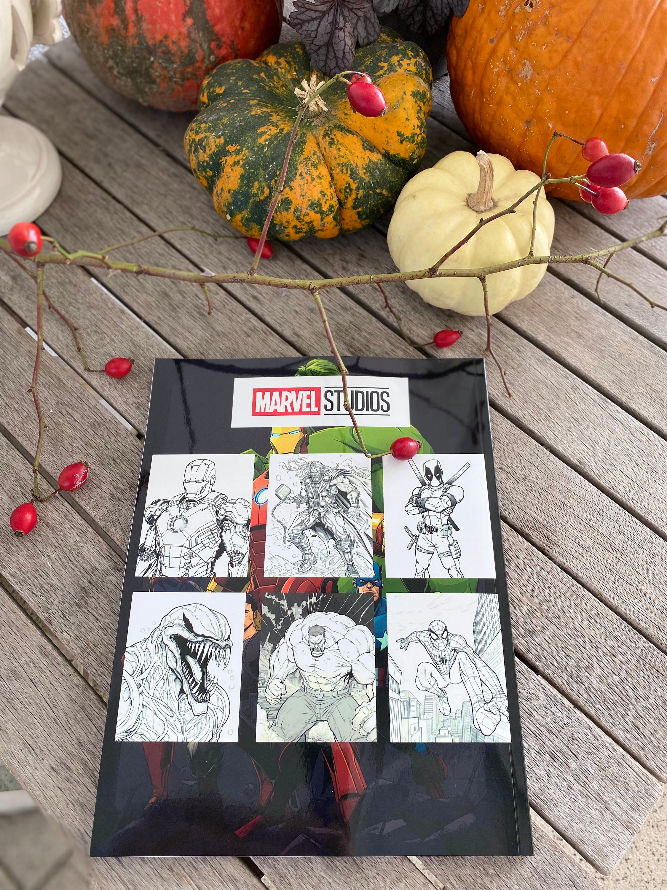 MCU the Avengers Coloring Book Birthday Gift for Kids and - Etsy