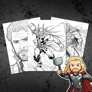The Avengers: 60+ Superhero MCU Coloring Pages / Spiderman / Ironman ...
