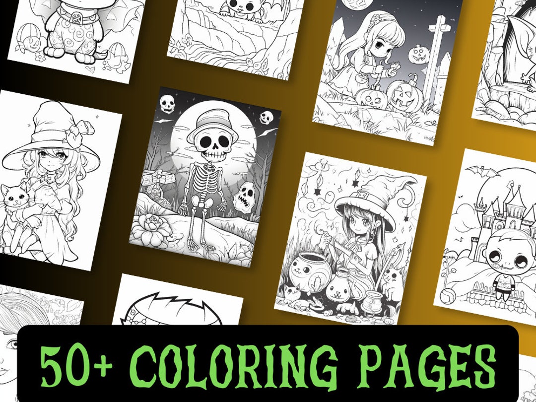 Spook-tacular Halloween Coloring Pages - Perfect for Kids 6 and up ...