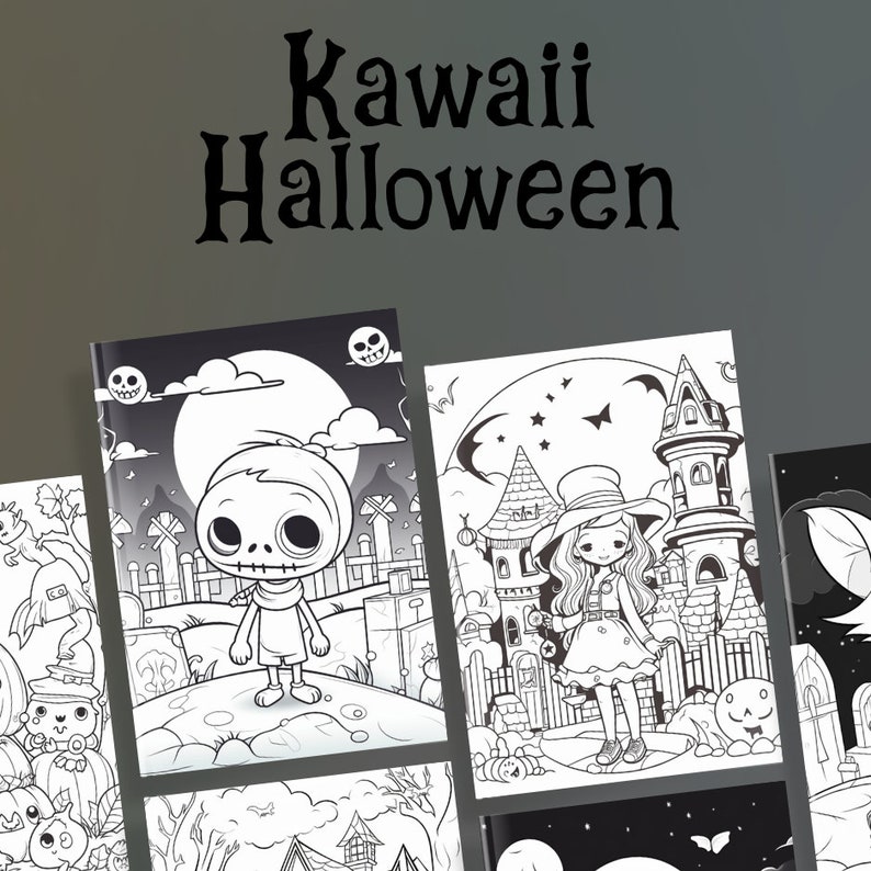 Spook-tacular Halloween Coloring Pages Perfect for Kids 6 and up ...