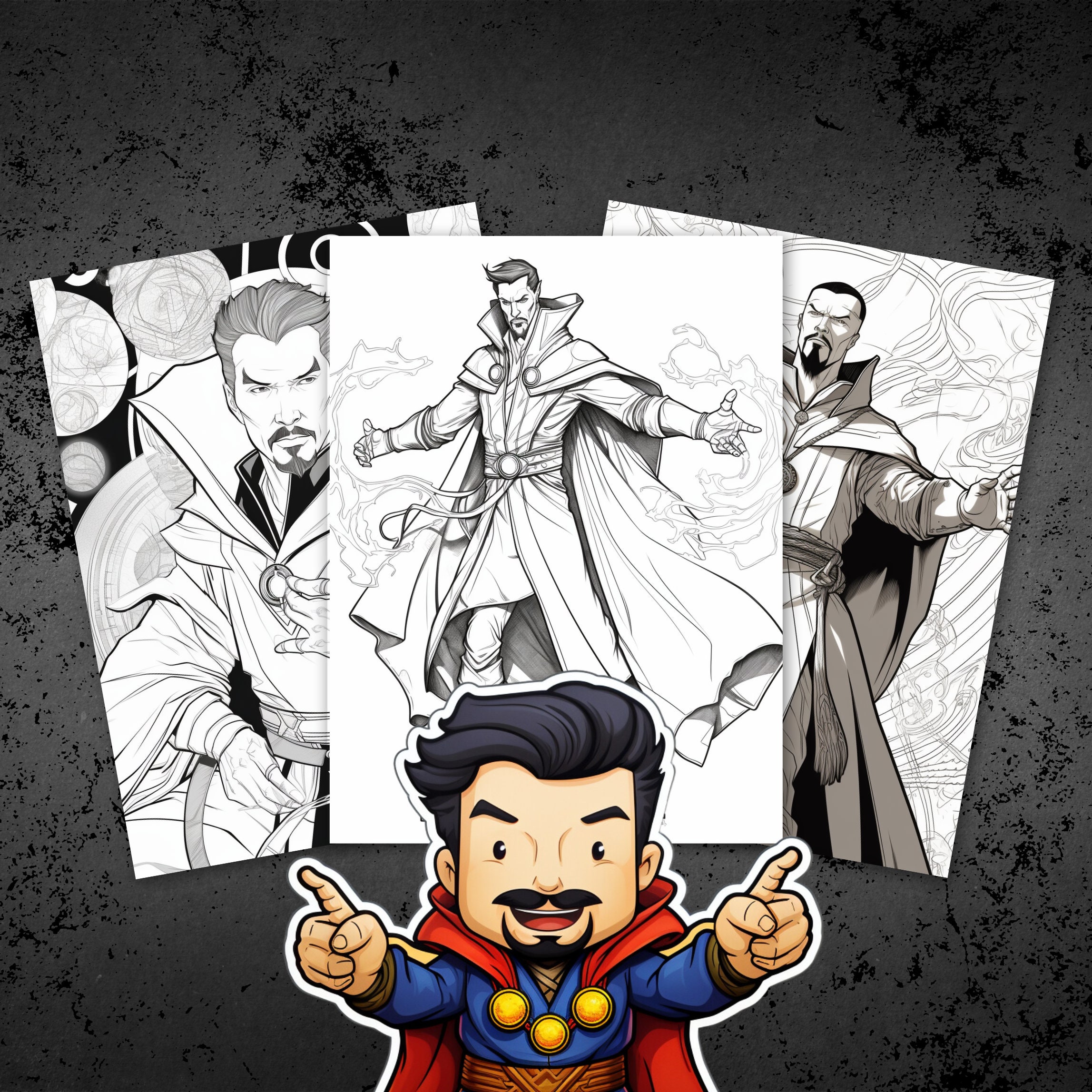 The Avengers: 60 Superhero MCU Coloring Pages / Spiderman / Ironman ...