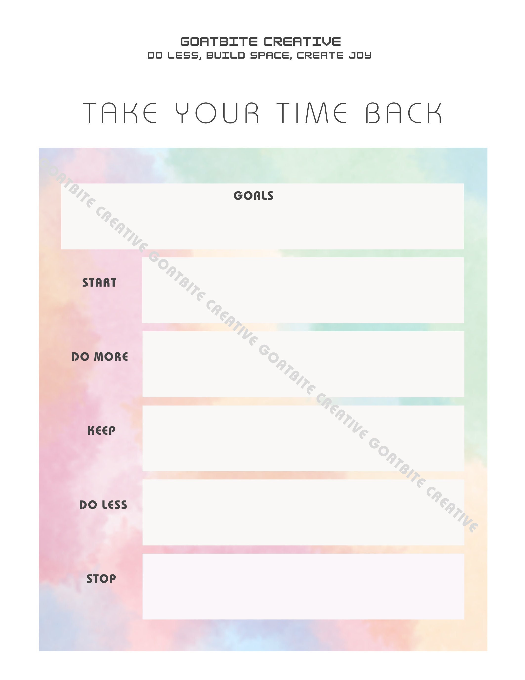 Printable Brainstorming Page - Etsy