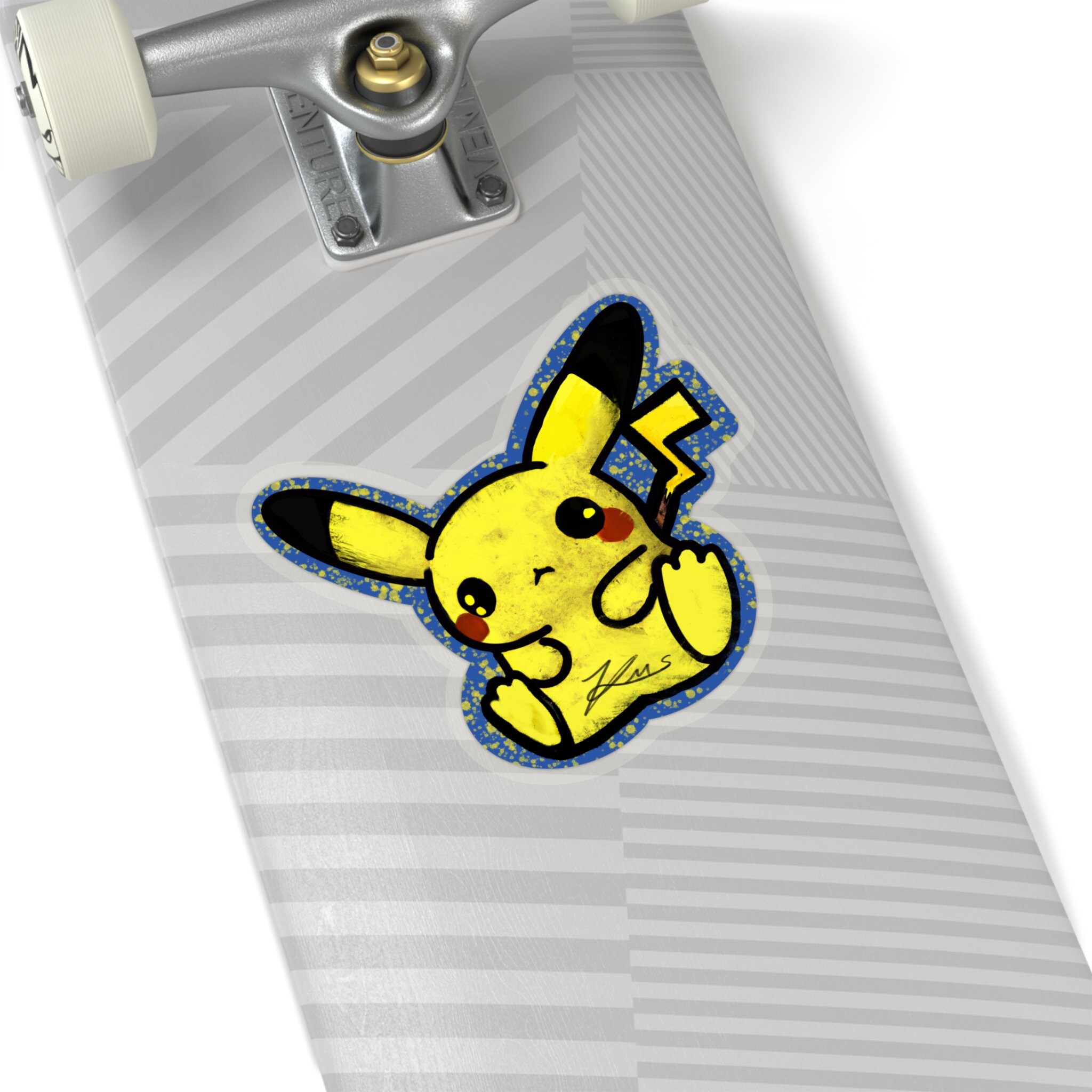 Pika Fan Art Kiss-cut Stickers, by KMS Design Co. - Etsy