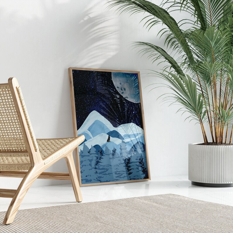 Day and Night Wall Art Set, Printable Posters - Etsy