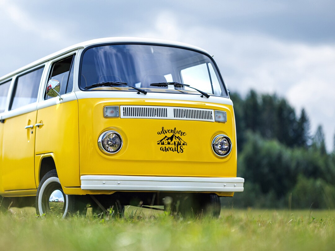 Adventure Awaits Camper Van Decal Premium Outdoor Sticker for Van Life ...