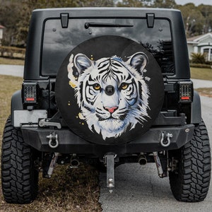 Spare Tire Cover for SUV Jeep, Wrangler, Camper, Universal Fit Wheel ...