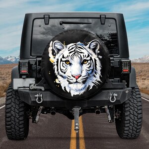 Spare Tire Cover for SUV Jeep, Wrangler, Camper, Universal Fit Wheel ...