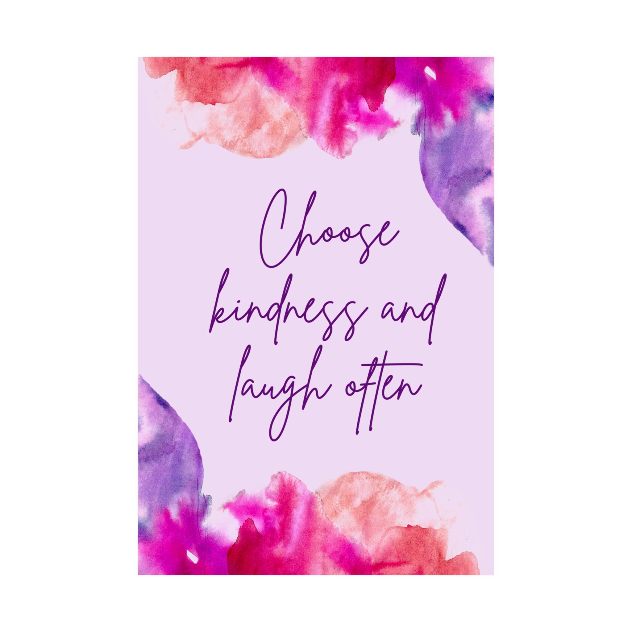 Matte Positive Message Poster With Empowering Words - Etsy