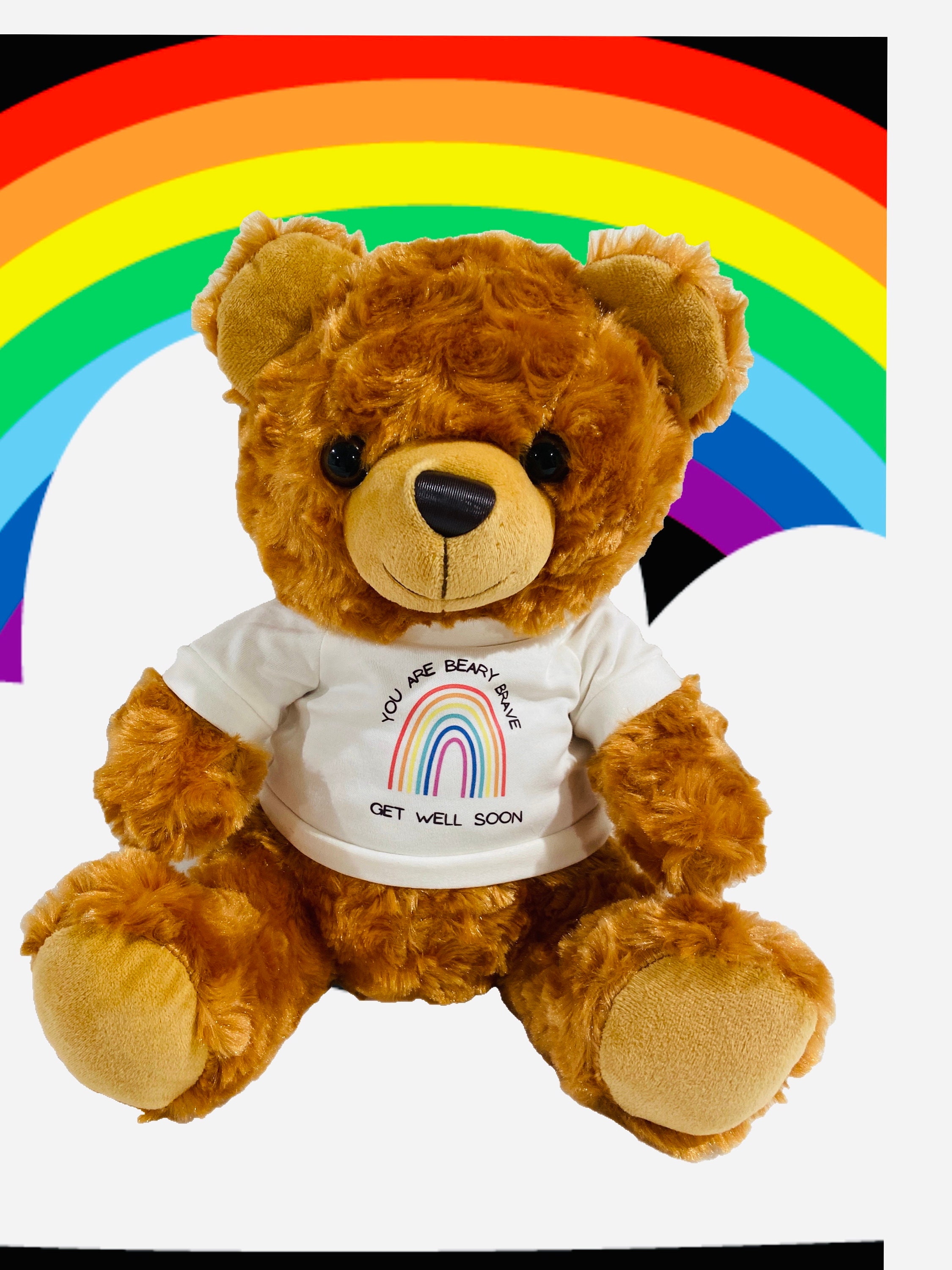 Children's Get Well Teddy Bear Get Well Soon Kids Gift Stuffed Bear - Etsy