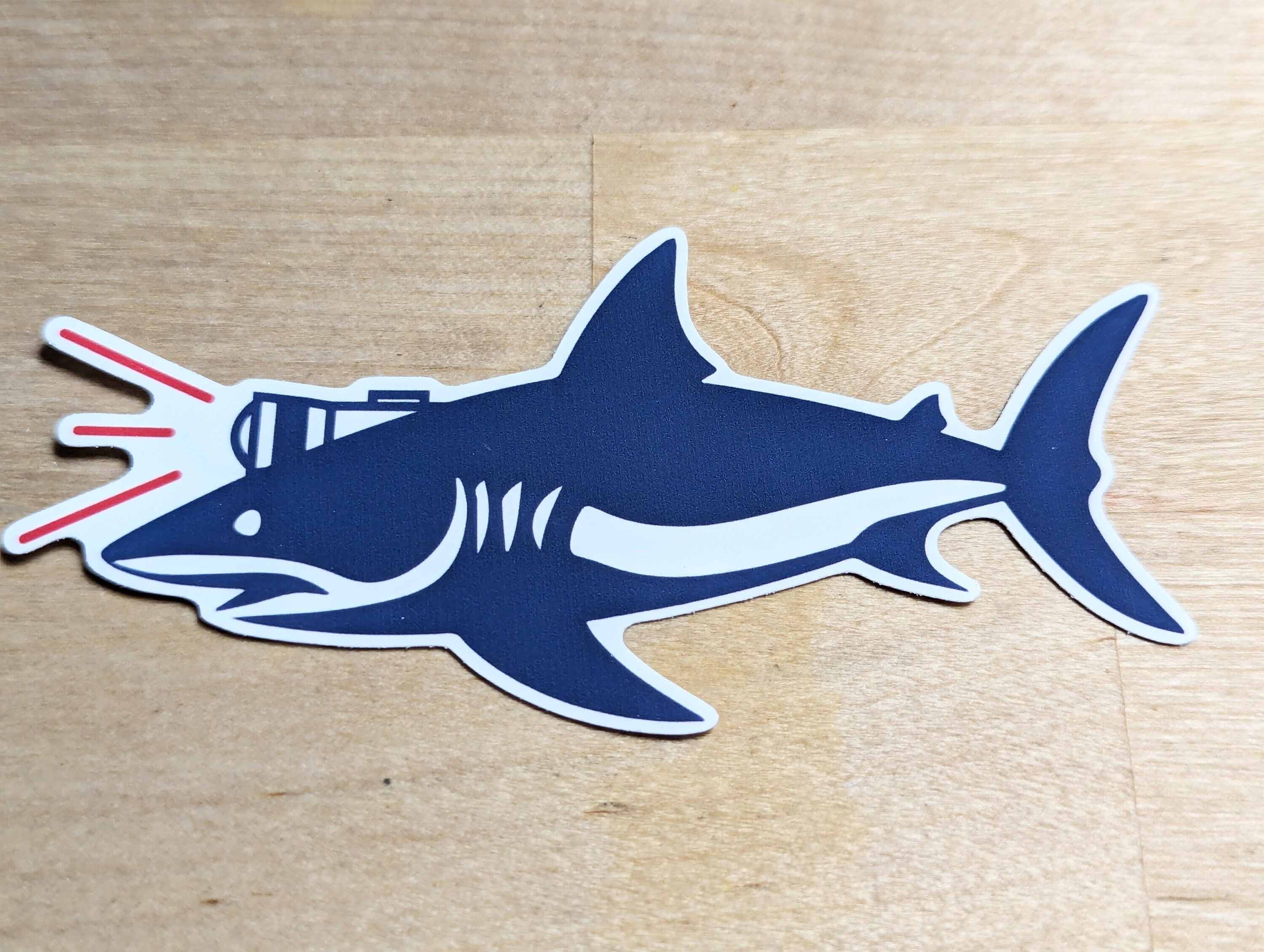 Sharks With Frickin' Laser Beam Attached to Their Heads Sticker - Etsy