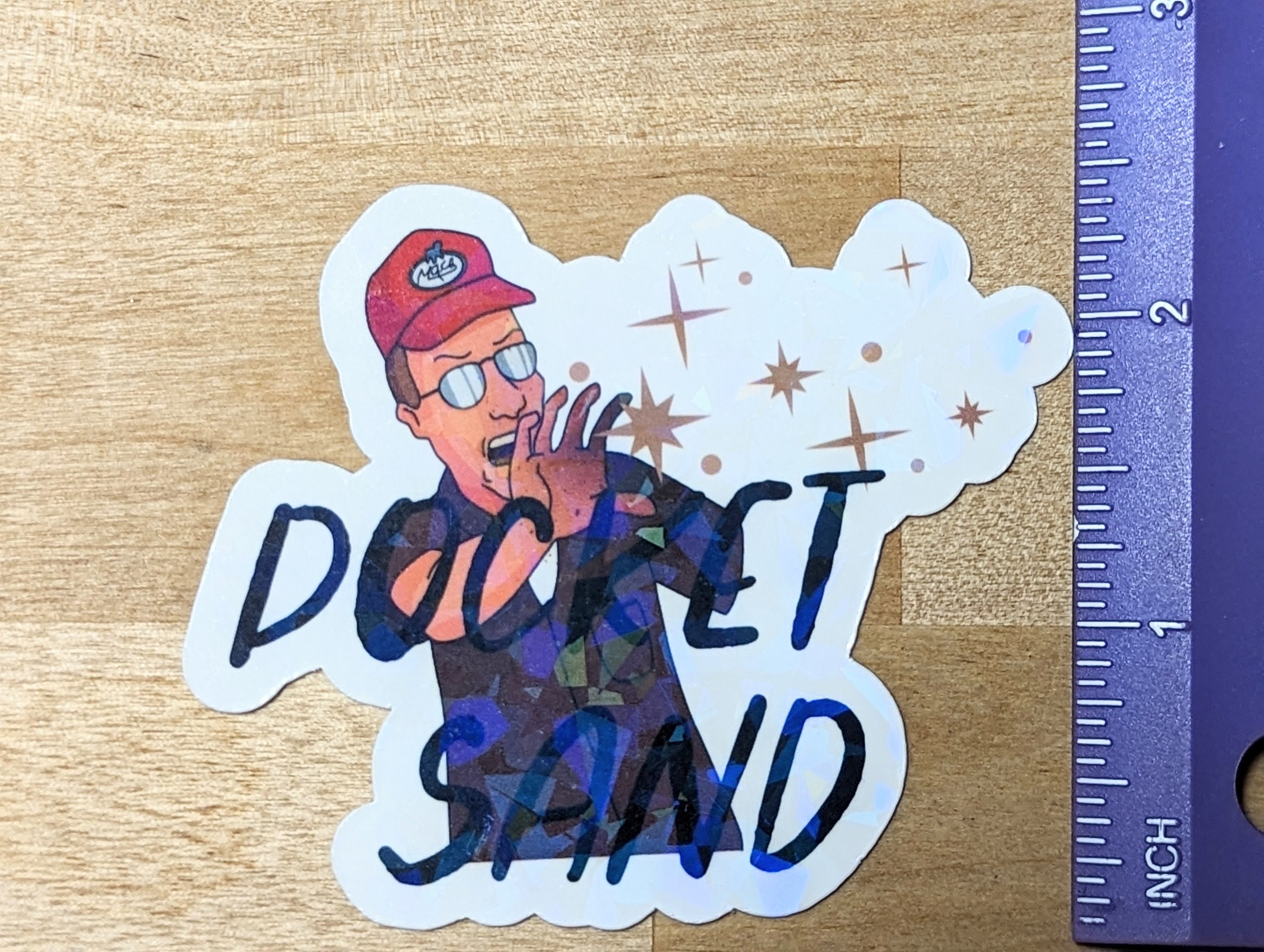 King of the Hill Pocket Sand Sticker Dale Gribble - Etsy