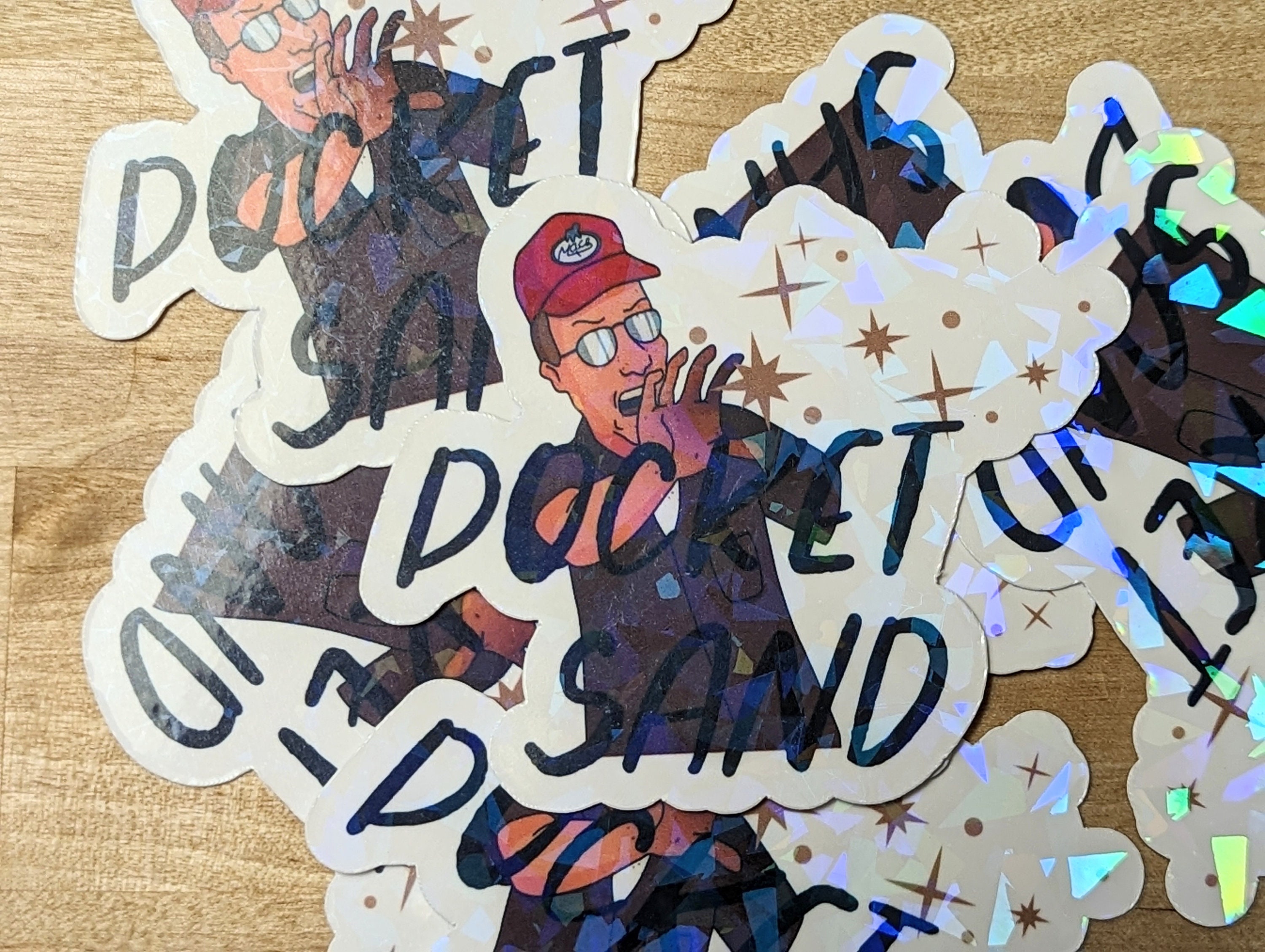King of the Hill Pocket Sand Sticker Dale Gribble - Etsy
