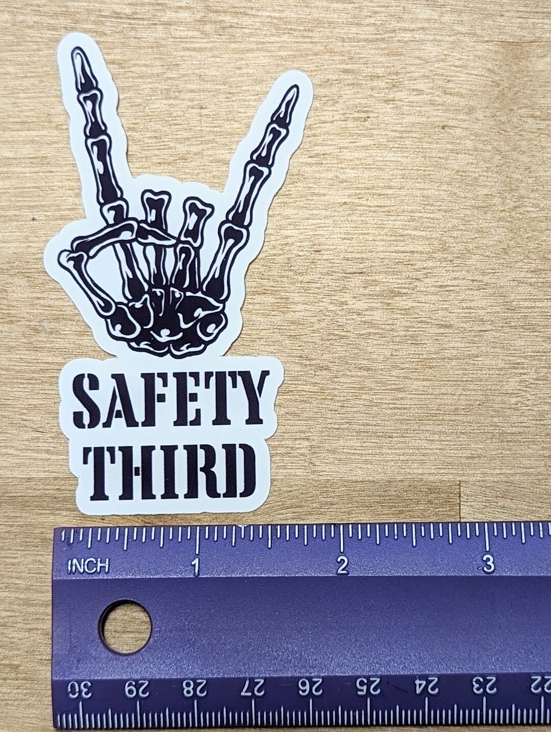 Safety Third Sticker - Etsy