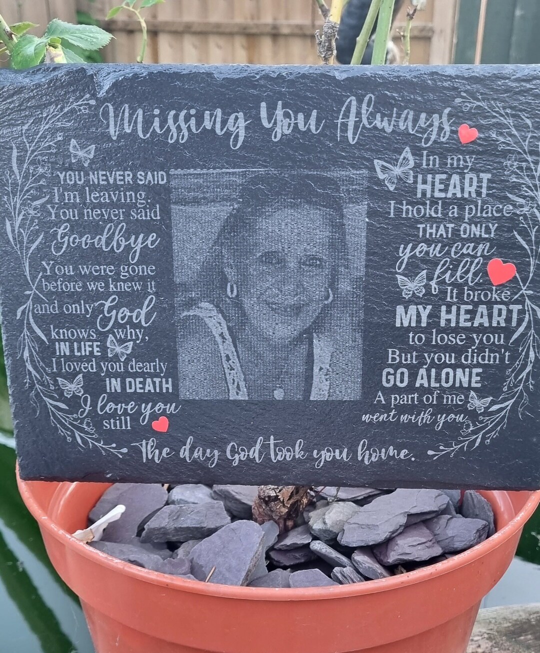 Personalised in Loving Memory Plaque - Etsy