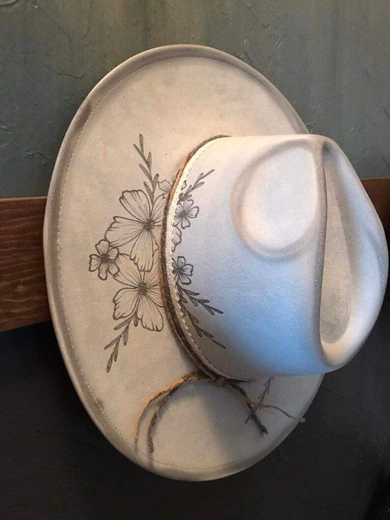 Hand Burned olivia Hat - Etsy