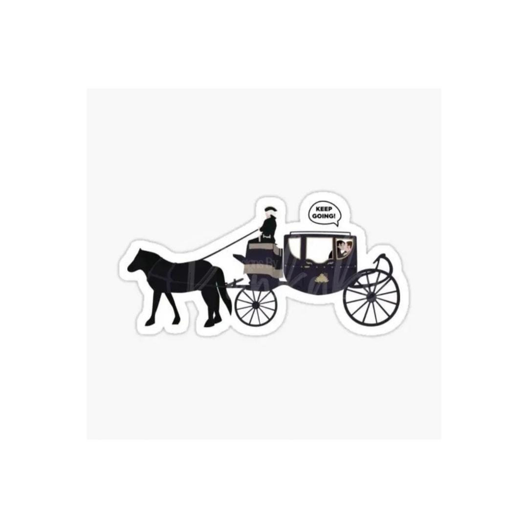 Colin and Penelope| Bridgeton Sticker| Polin| Carriage Ride Sticker ...