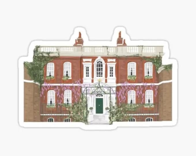 Bridgerton House Bridgeton Stickers TV Show Stickerlaptop Sticker - Etsy