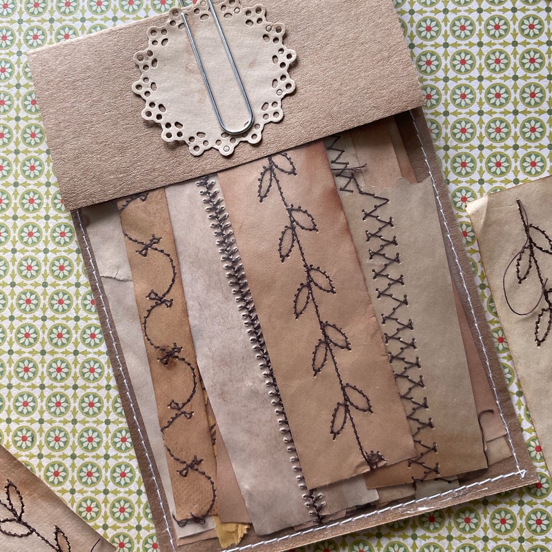 Stitched Paper - Etsy