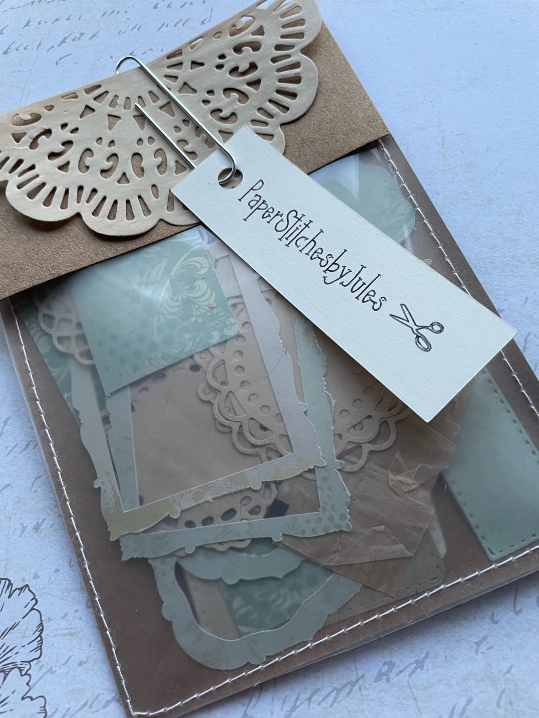 Journal Pack Die Cut Frames Paper Ruffles Doilies Paper Crafts Card ...