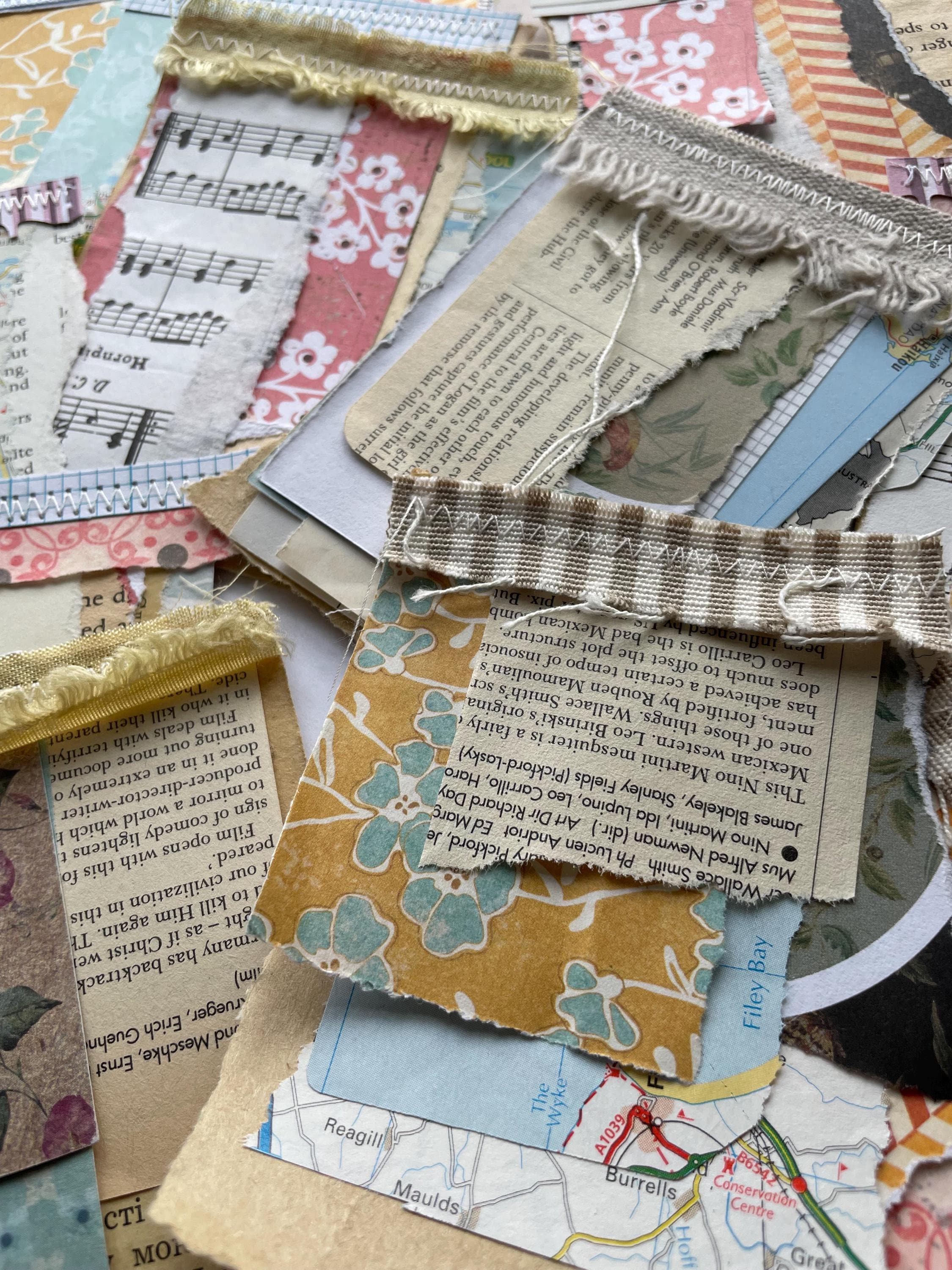 Junk Journal Mini Scrap Pad - Ephemera- - Etsy UK