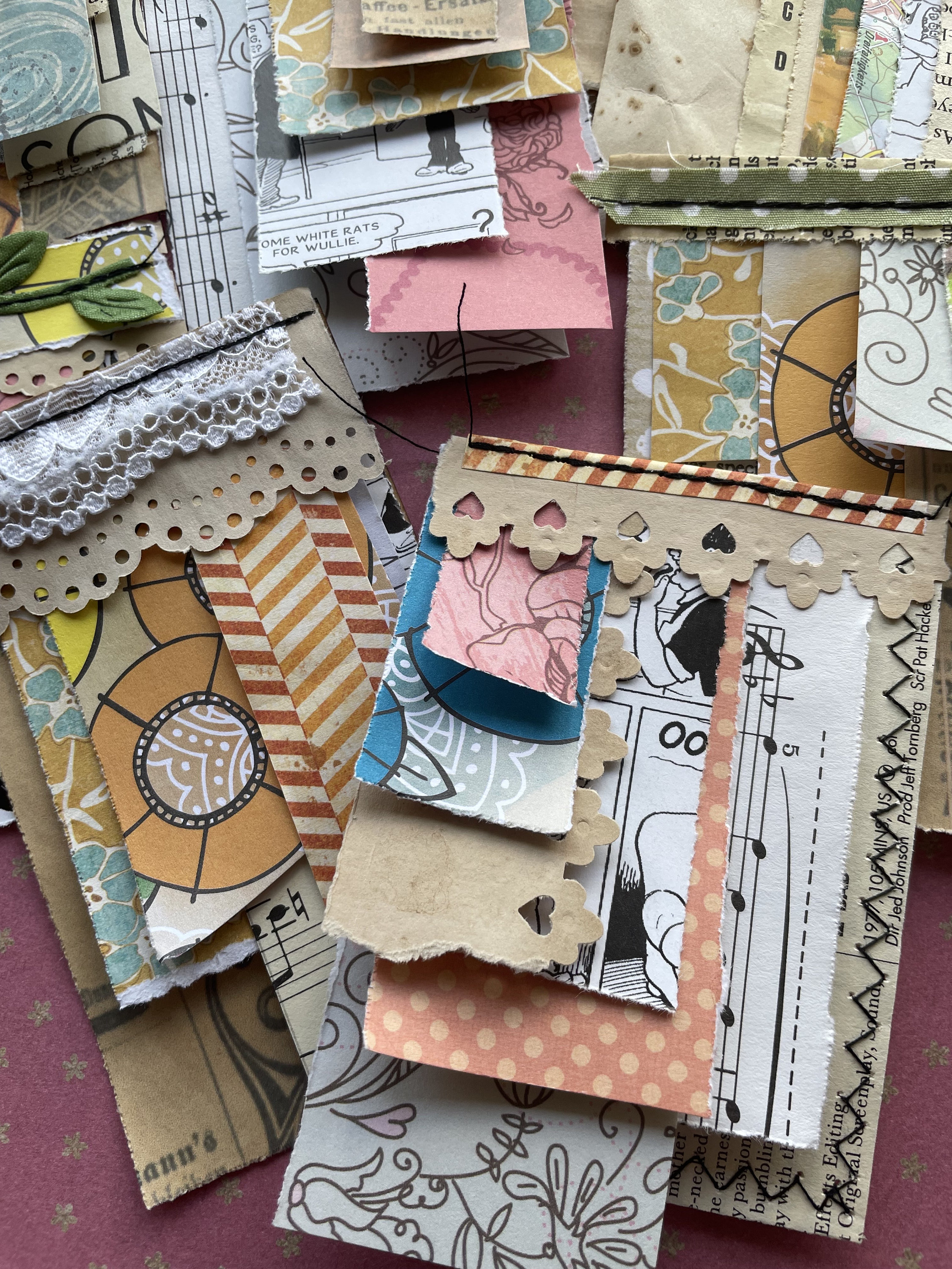 Junk Journal Mini Scrap Pad - Ephemera- - Etsy UK