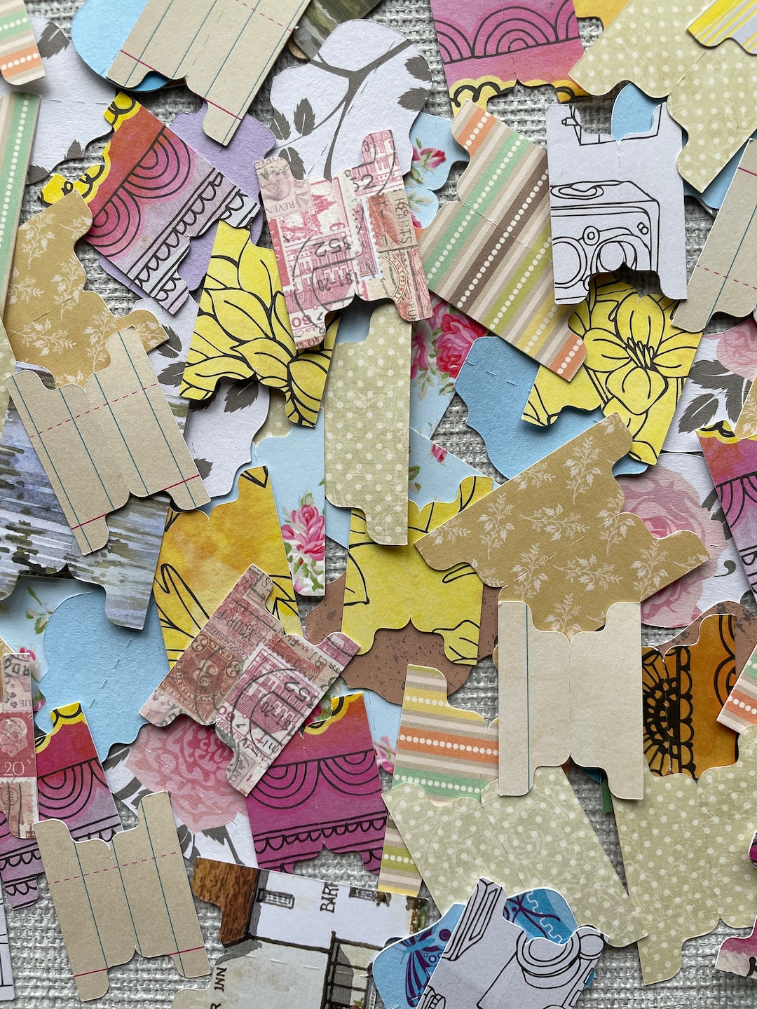 Journal Tabs Assorted Bundle of 40 for Scrapbooking, Journaling ...